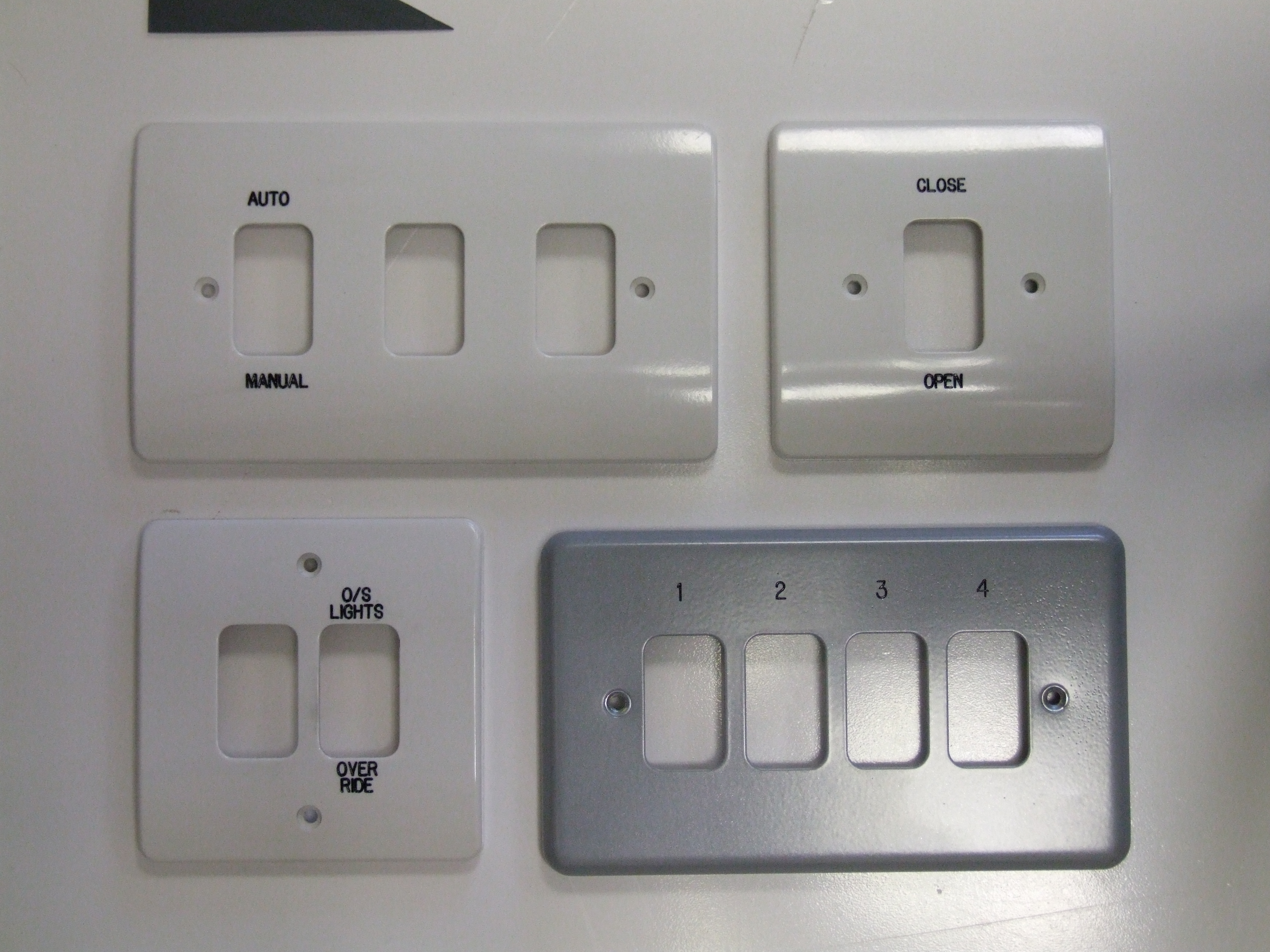 Industrial Engraving | Electrical control panels